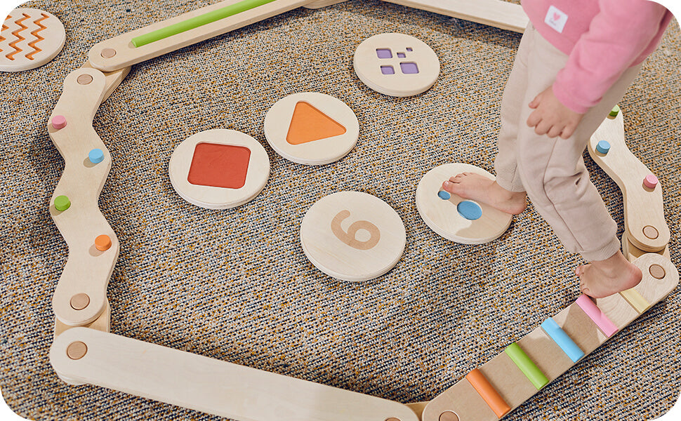 Balance Beams Set 2 in 1 Inspired by Montessori – GrowGo Kids